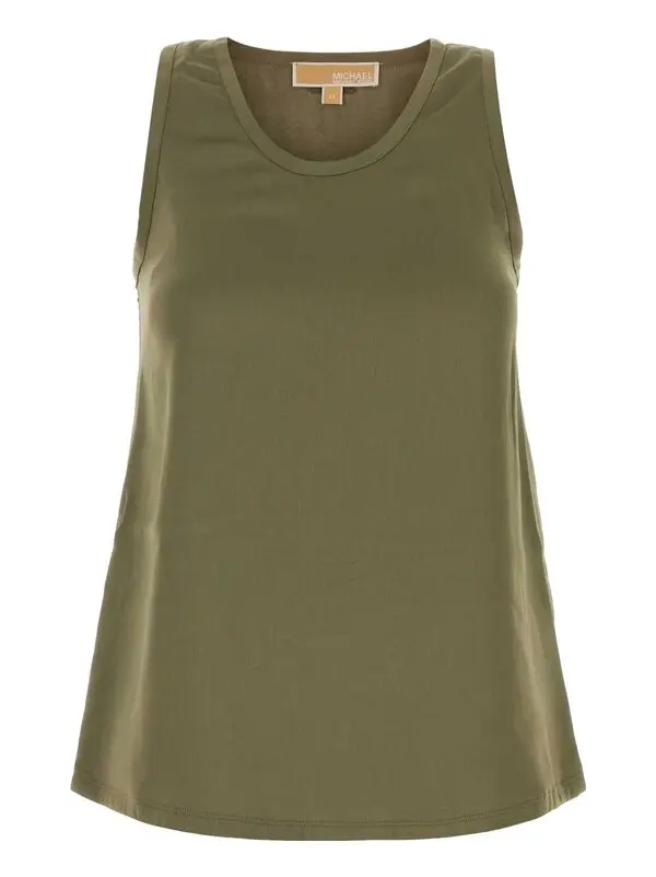 Michael Kors Satin Tank Top - Green