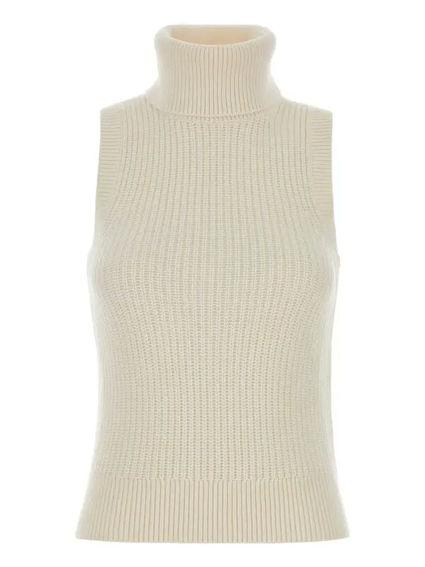 Michael Kors Wool-blend Sleeveless Vest - White