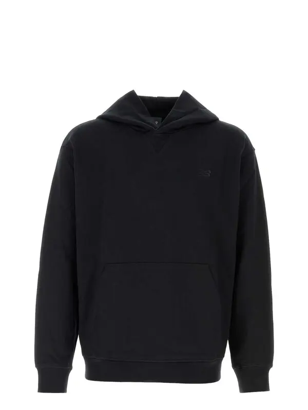 NEW BALANCE Cotton Hoodie - Black