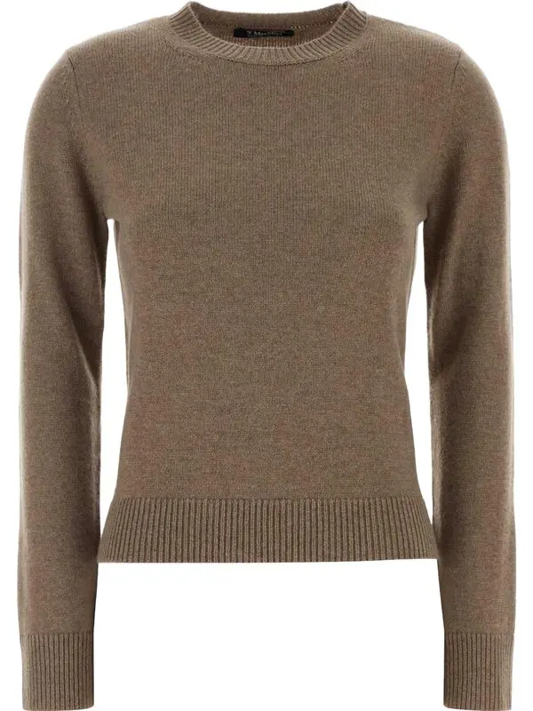 S MAXMARA Fresia Wool-cashmere Blend Sweater - Camel