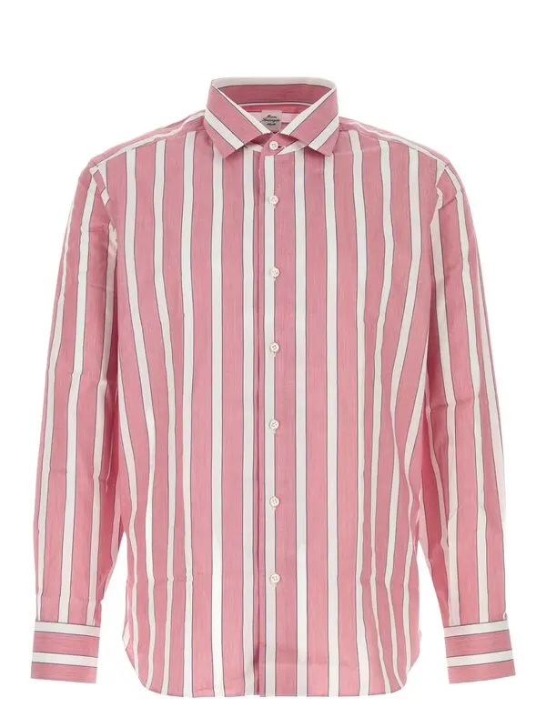 Junya Watanabe Embroidered Poplin Shirt - Stripped