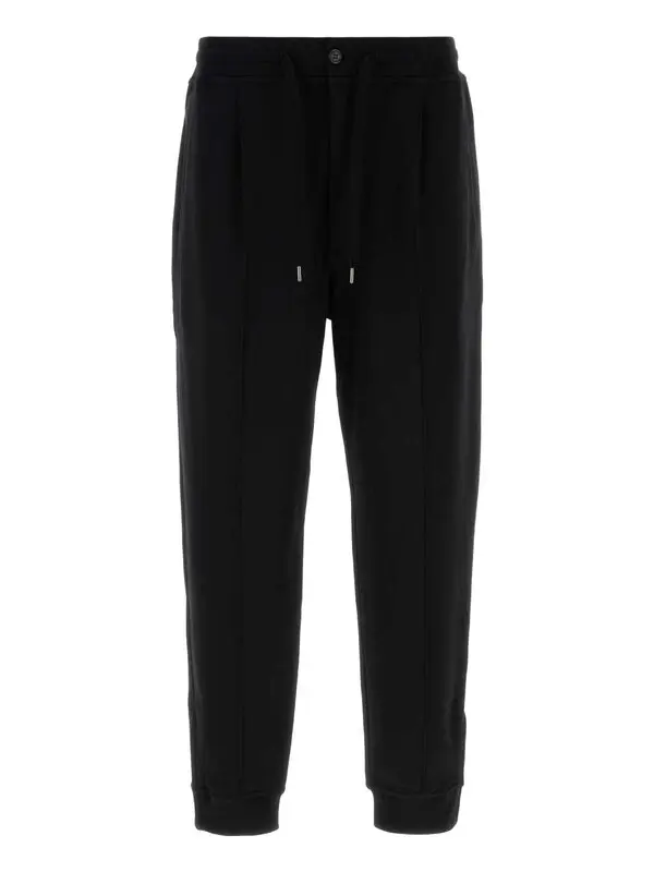 Brunello Cucinelli Cotton Blend Joggers - Black