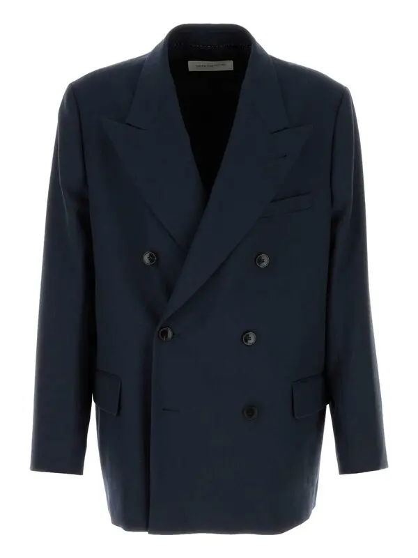 Dries Van Noten Modern Wool-blend Jacket - Navy