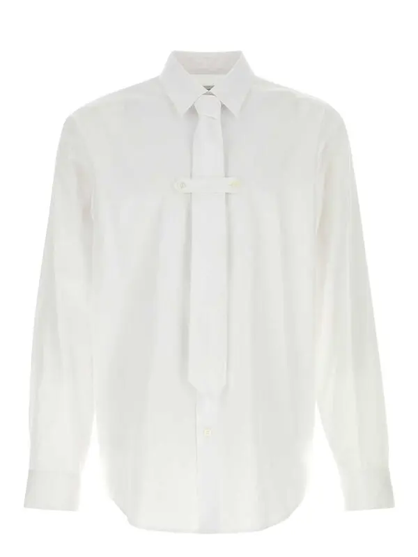 Dries Van Noten Poplin Button-down Shirt For - White
