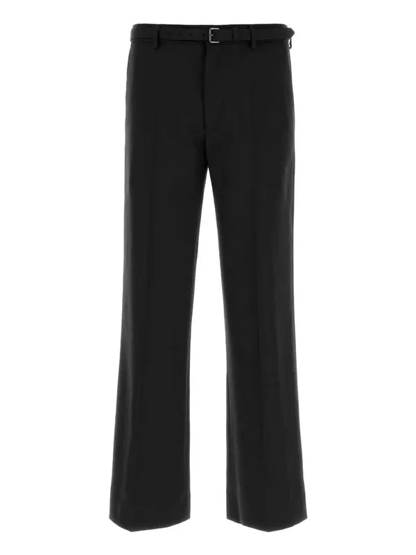 Dries Van Noten Tailored Wool Trousers - Black