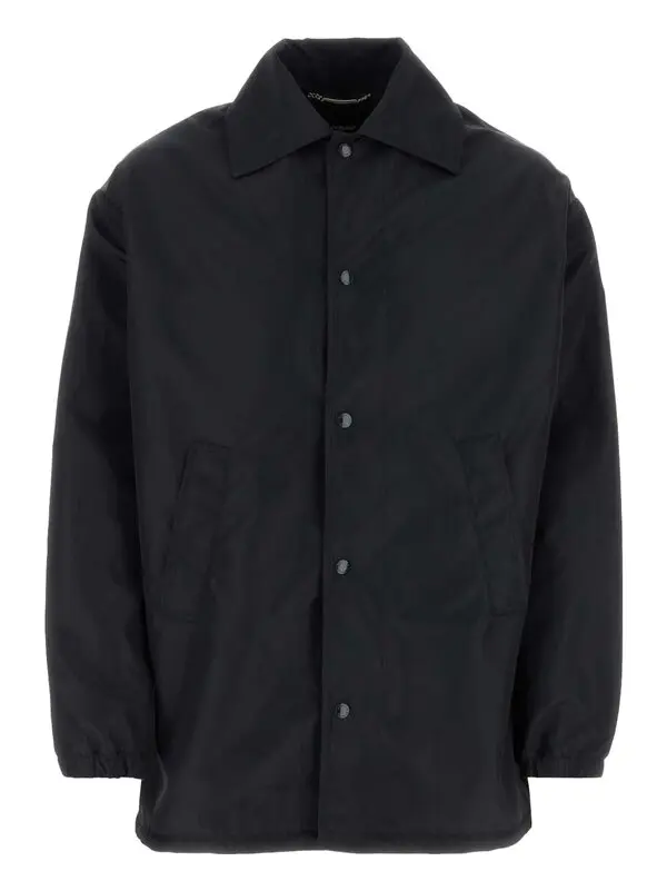 Dolce & Gabbana Nylon Jacket With Cotton Lining - Blue