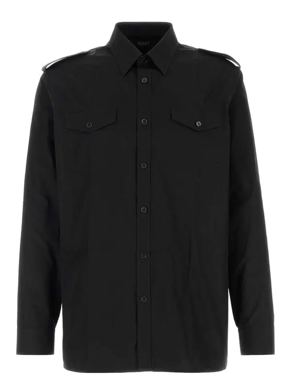 Gucci Poplin Shirt - Black