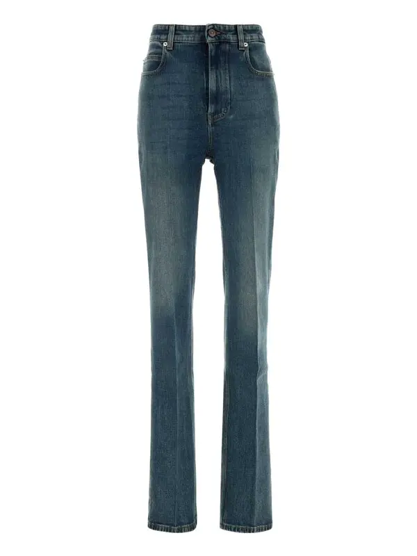 Balenciaga Stretch Denim Jeans - Blue