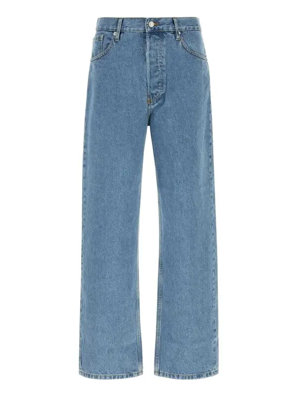 Dries Van Noten Straight-leg Denim Jeans - Light Blue