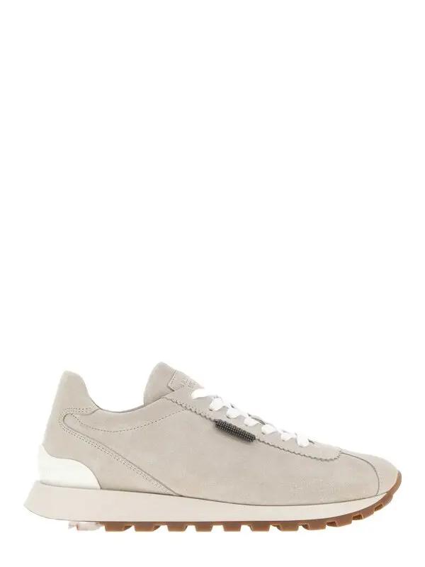 Brunello Cucinelli Suede Sneakers - Grey