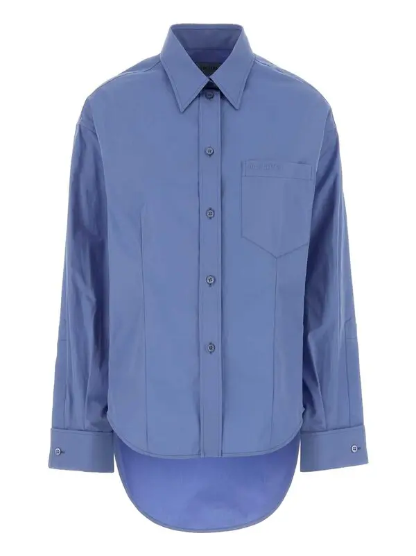 Balenciaga Poplin Shirt - Light Blue