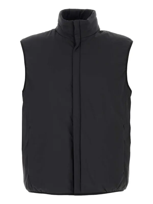 Herno Nylon Sleeveless Jacket - Black