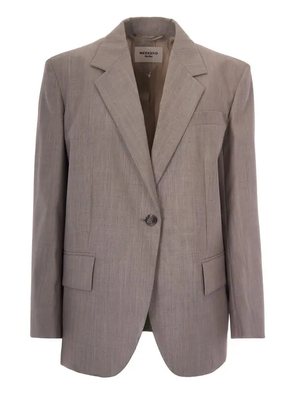 Max Mara Tailored Single-breasted Blazer - Cappuccino