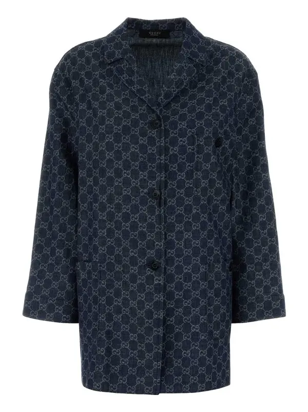 Gucci Gg Cotton Blazer - Printed