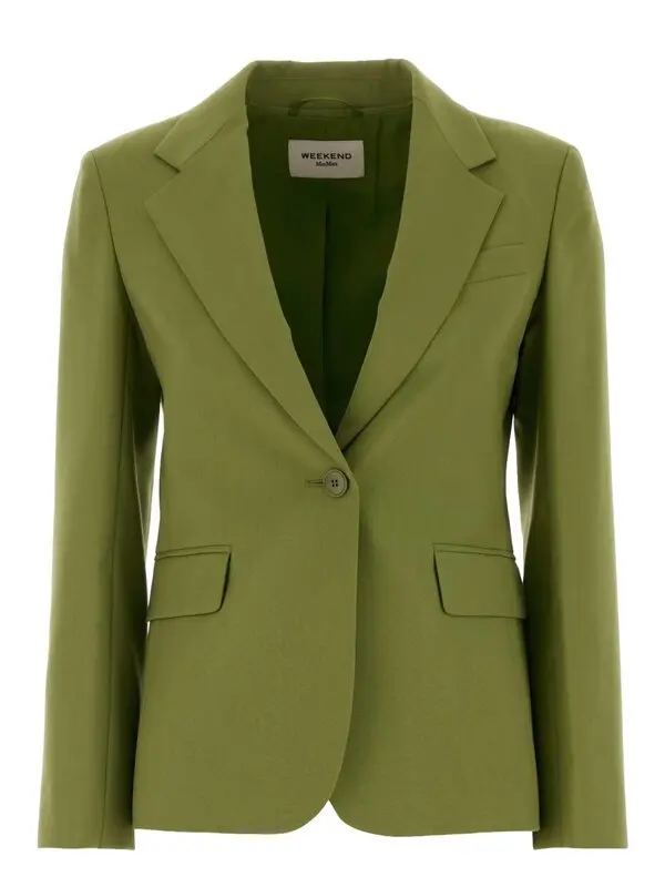 WEEKEND Tailored Wool Blazer - Green