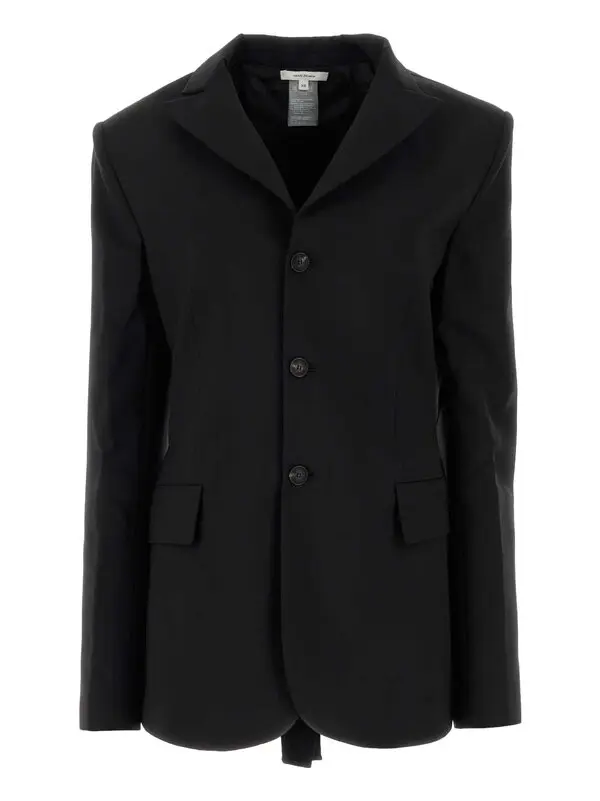 NENSI DOJAKA Inspired Stretch Wool Blazer - Black
