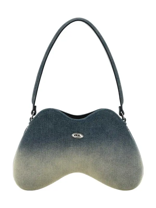 DIESEL® Denim Double-d Shoulder Handbag Mini - Light Blue