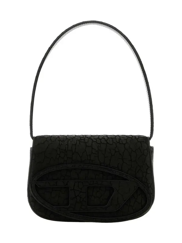 DIESEL® 1dr Mini Shoulder Handbag - Black