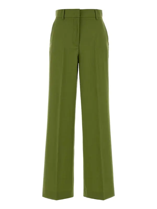 WEEKEND Wool Palazzo Pants - Green