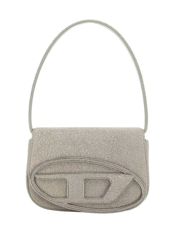 DIESEL® 1dr Shoulder Handbag - Grey