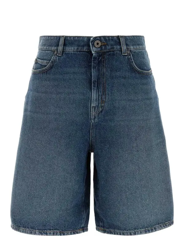 WEEKEND Denim Donnola Bermuda Shorts - Blue