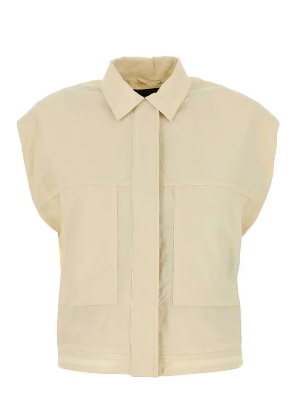 Herno Lightweight Nylon Padded Vest - Yellow
