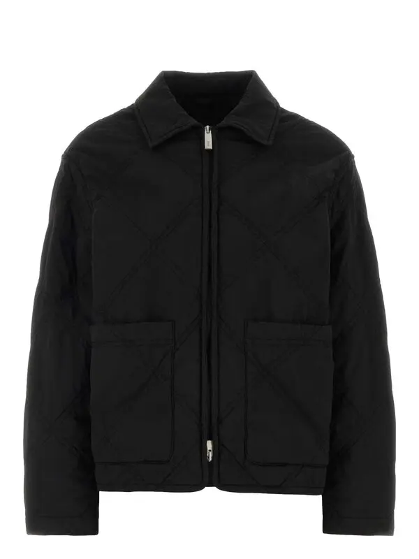 Herno Quilted Stretch Nylon Jacket - Black