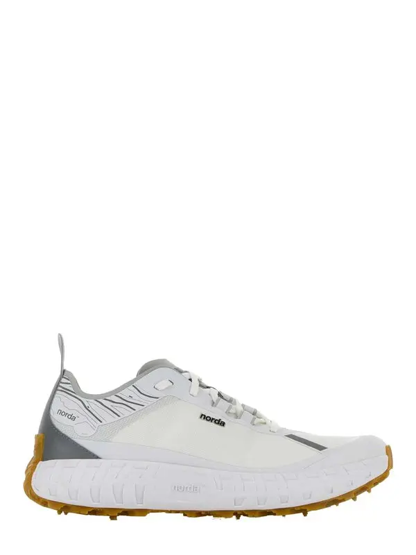 NORDA Canvas Sneaker With Rubber Sole - White