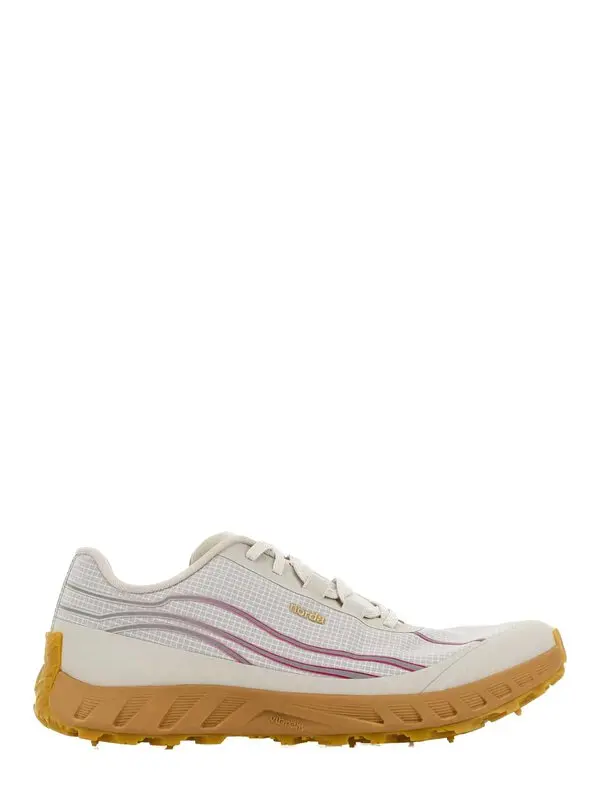 NORDA Canvas Sneaker In Chalk Finish - White