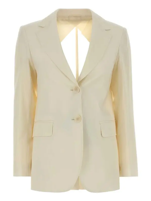 MM STUDIO Virgin Wool Blazer - Yellow