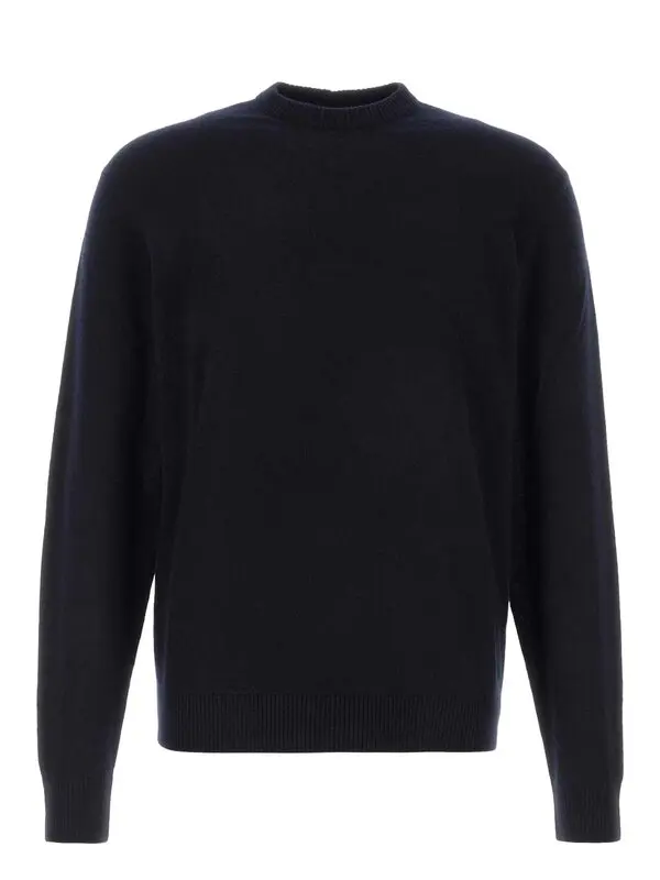 GIORGIO ARMANI X ALANUI Cashmere-silk Blend Sweater - Blue