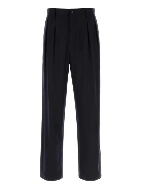 GIORGIO ARMANI X ALANUI Midnight Wool Pants - Blue