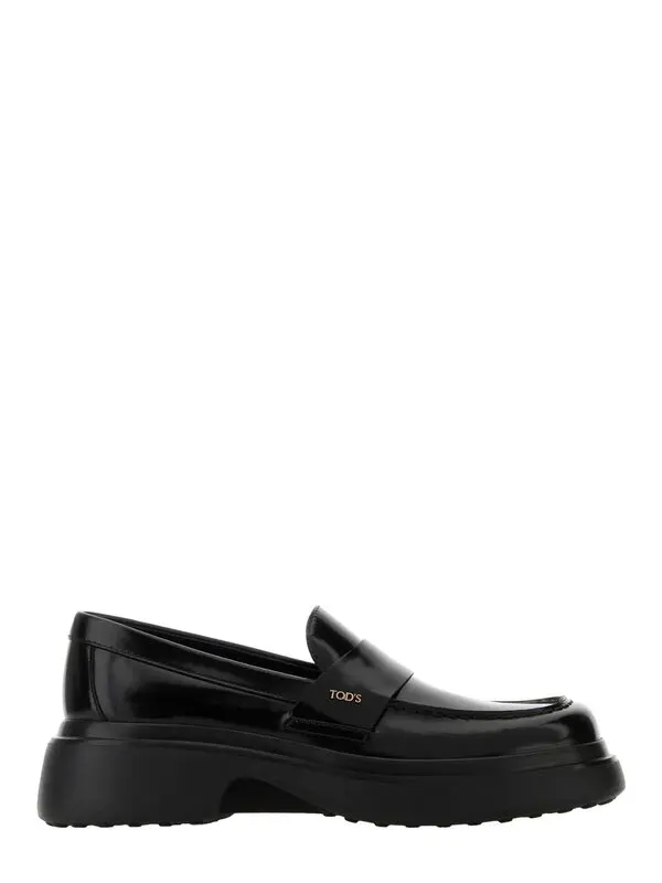 TOD`S Leather Loafers - Black