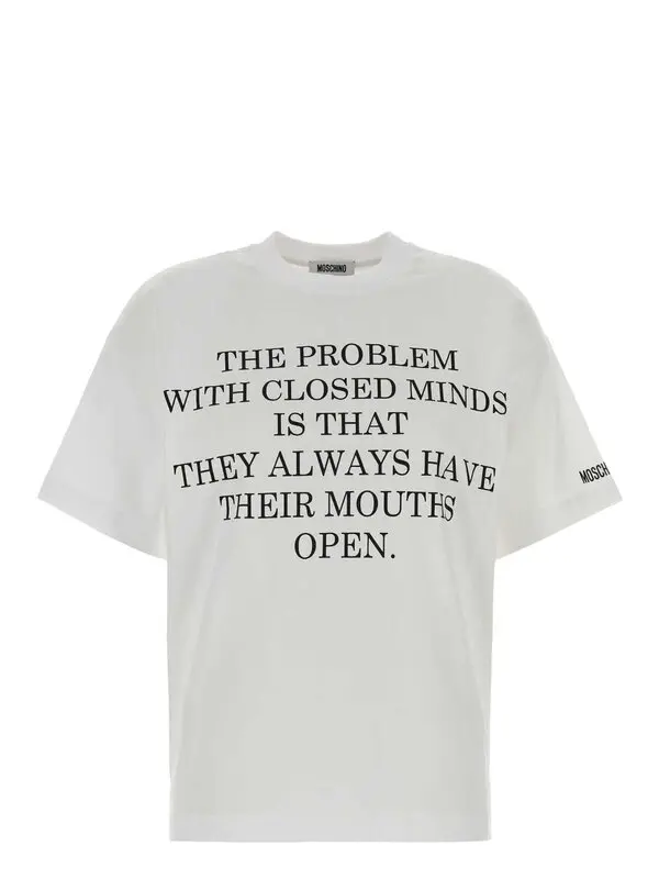 Moschino Oversize Cotton T-shirt - White