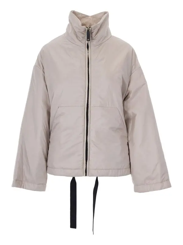 Max Mara Quilted Zip-front Puffer Jacket - Ghiaccio