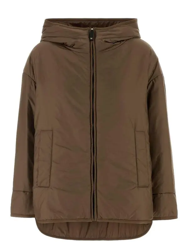 MM THE CUBE Cleo Quilted Padded Jacket - Brown
