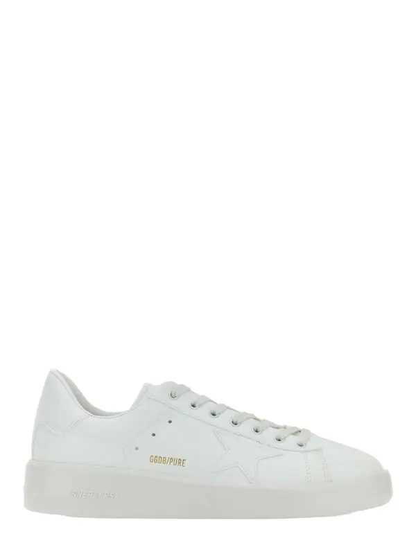 GOLDEN GOOSE Leather Low-top Sneakers - White