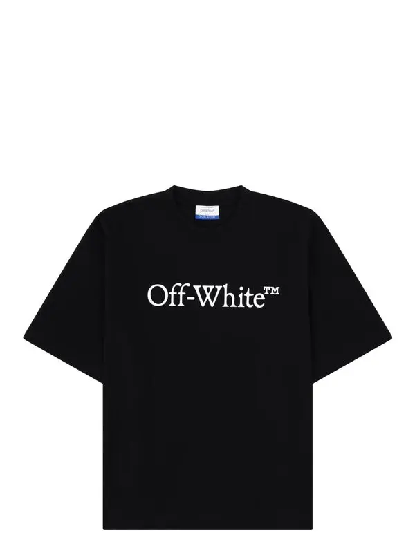Off-White Graphic Cotton T-shirt - Black