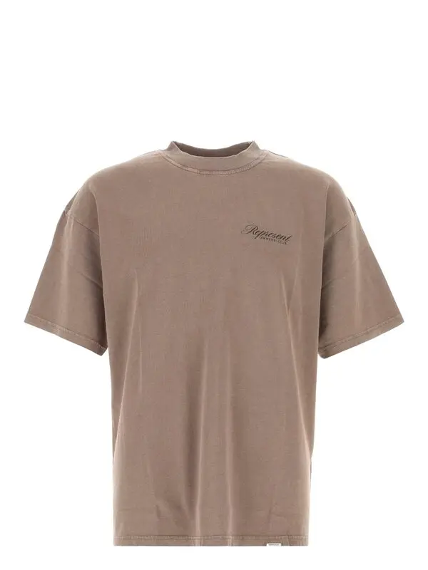 REPRESENT Mud Cotton Owners Club T-shirt - Brown