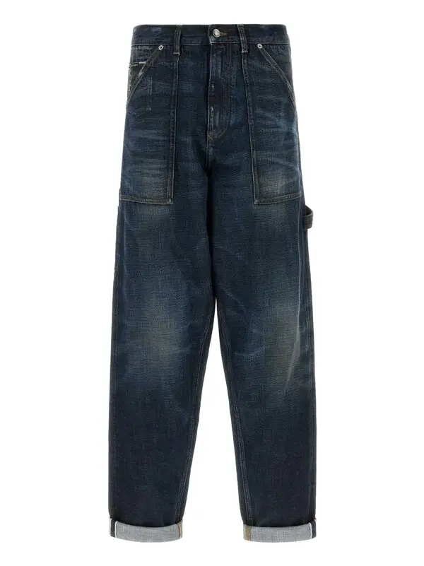 Dolce & Gabbana Cotton Denim Jeans - Blue
