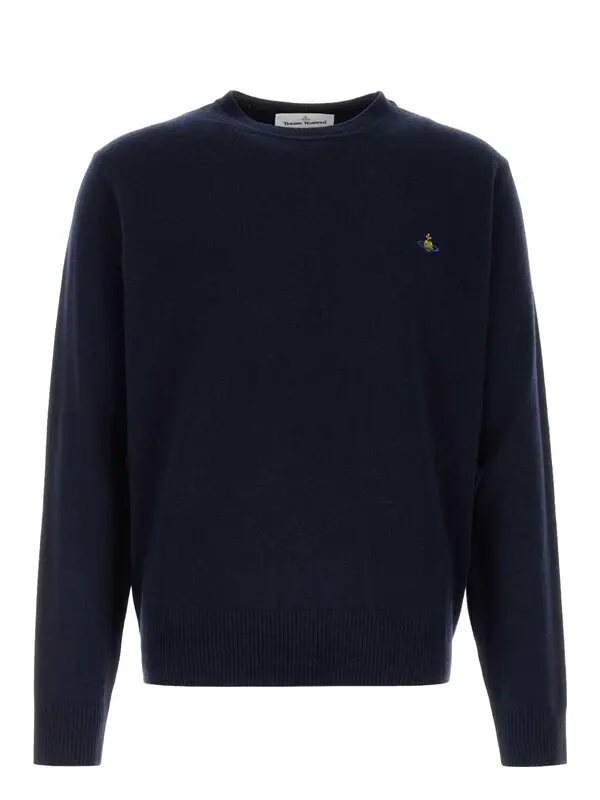 VIVIENNE WESTWOOD Alex Merino Wool-cashmere Sweater - Blue