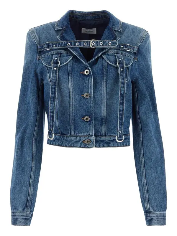 Off-White Denim Blazer - Blue