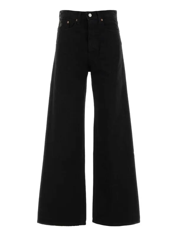 LOIS Denim Skater Wide-leg Jeans - Black