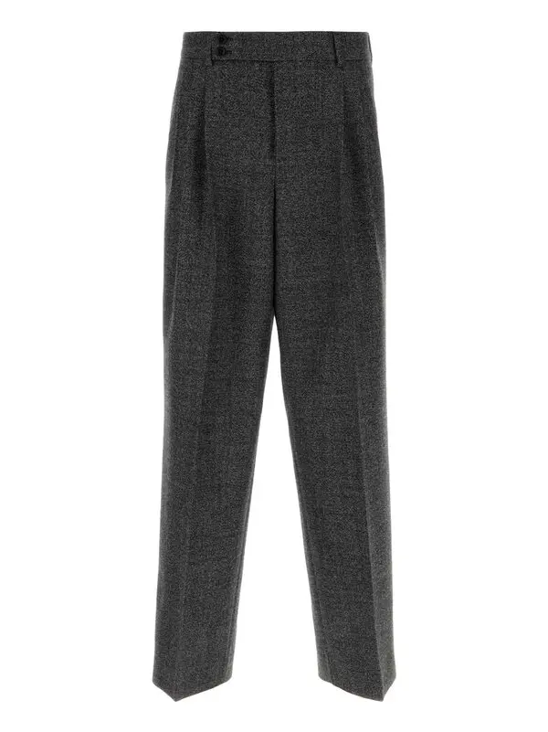 Dolce & Gabbana Wool Tailored Pants With Contrast Detail - Multicoloured