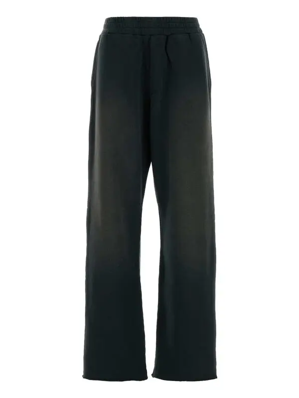 GOLDEN GOOSE Relaxed Fit Cotton Joggers - Black