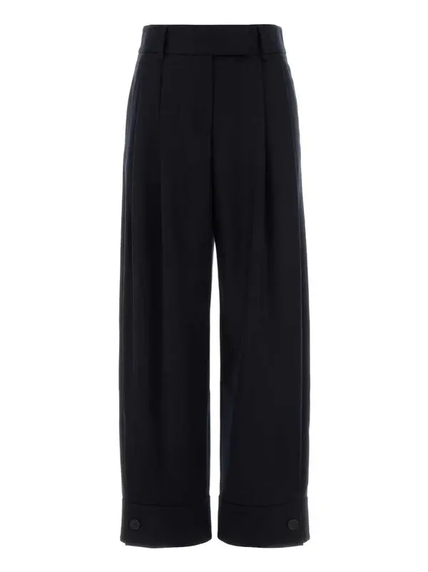 GIORGIO ARMANI X ALANUI Midnight Wool Trousers - Blue