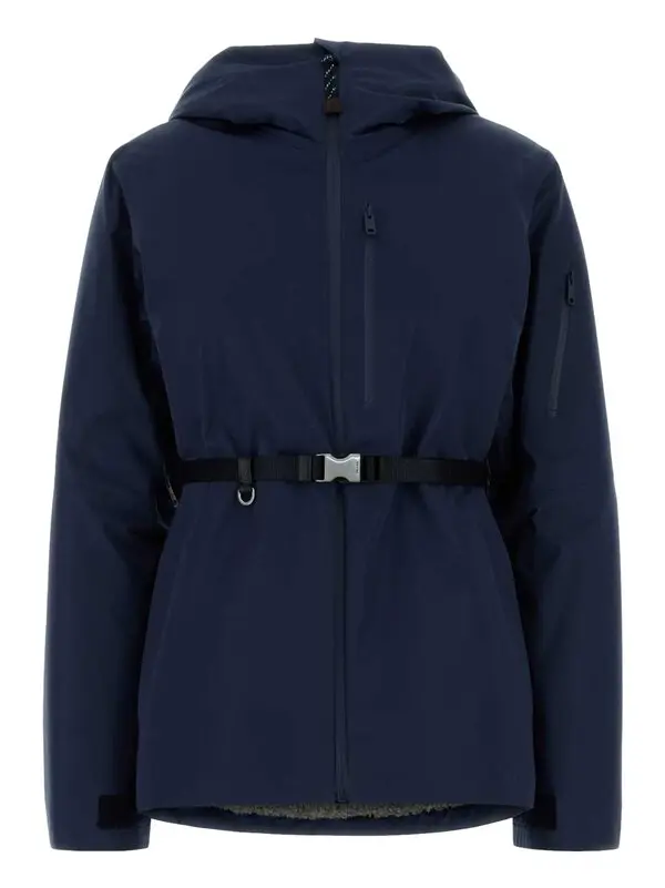 Prada Tech Fabric Jacket With Wool-blend Lining - Blue