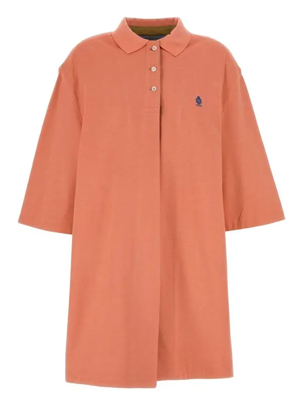 Prada Piquet Cotton Overcoat - Pink