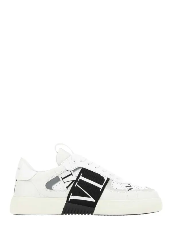 Valentino Garavani Vl7n Leather Sneakers - White