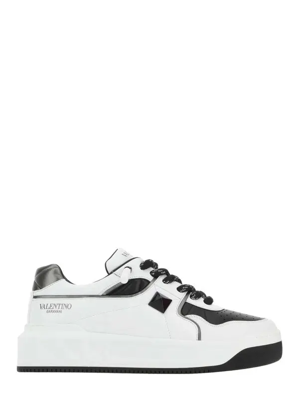 Valentino Garavani Nappa Leather One-stud Sneakers - Multicoloured